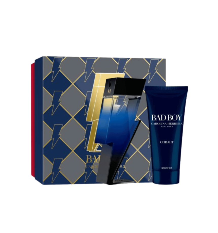 CAROLINA HERRERA BAD BOY COBALT SET(EDP 100ML+GEL ZA TUŠIRANJE 100ML ...